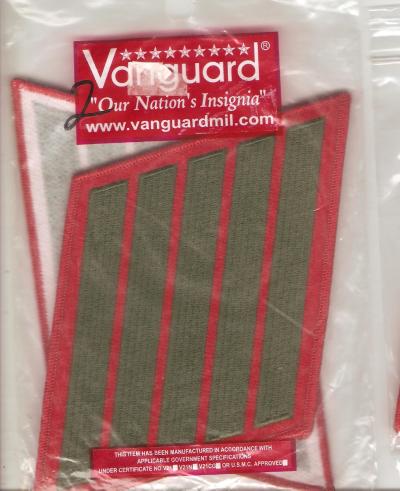 Items For SALE Area-- USMC Marine Service Stripes 5 Male Pair